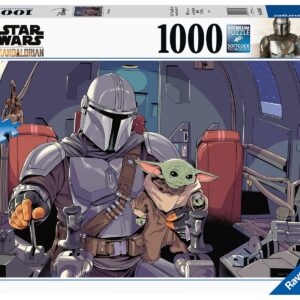 Ravensburger Star Wars The Mandalorian 1000 Piece Jigsaw Puzzle for Adults - 16565 - Every Piece is Unique, Softclick Technology Means Pieces Fit Together Perfectly