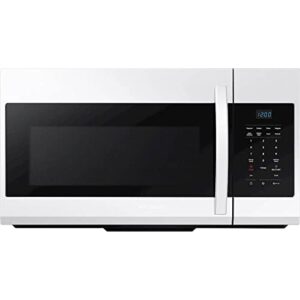 samsung 1.7 cu. ft. white over-the-range microwave