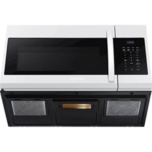 Samsung 1.7 Cu. Ft. White Over-The-Range Microwave