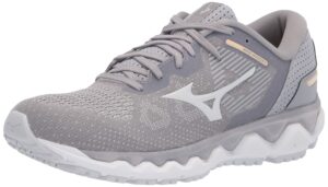 mizuno women's horizon 5 running shoe, silver filgre-barly blue, 8.5