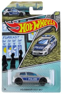 hot wheels volkswagen golf mk7 vehicle 1:64 scale car, gift for collectors & kids ages 3 years old & up