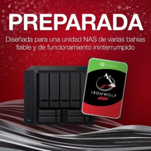 Seagate IronWolf ST6000VN001 6 TB Hard Drive - 3.5" Internal - SATA (SATA/600) - Storage System Device Supported - 7200rpm - 256 MB Buffer