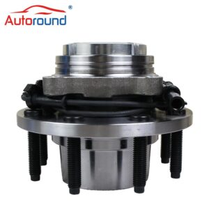 Autoround Front Wheel Bearing Hub Assembly 515020 Compatible with 1999-2004 Ford F250 Super Duty / F350 Super Duty 4x4, 2000-2002 Excursion, SRW Coarse Threads 4WD Only, 8 Lug w/ABS