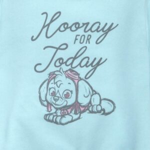 Nickelodeon Little Girls Paw Patrol Skye Cozy Sweatshirt, Mint Blue, 2T