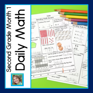 daily math second grade month 1