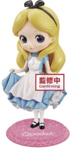 banpresto disney q posket glitter alice figure, multiple colors