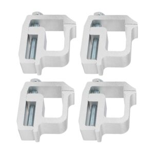 mounting clamps truck caps topper camper shell mounting clamps powder-coated replacement for chevy silverado sierra 1500 2500 3500 replacement for toyota tundra (4 pcs)