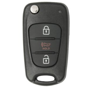 keyless2go replacement for keyless entry remote head flip car key fob for kia soul vehicles nyoseksam11atx (am f l) 95430-2k340