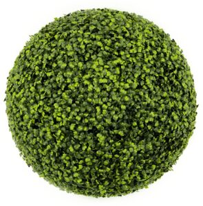 artificial plant topiary ball boxwood 22" - ivy balls indoor/outdoor - top turf wholesale decorative plants for home, wedding, offices and more