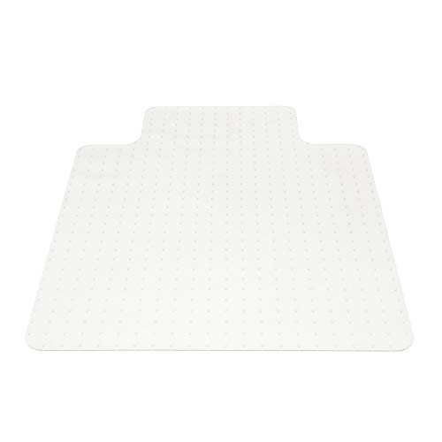 HON Basyx Commercial-Grade Polycarbonate Chair Mat with Lip for Low Pile Carpet, 36" x 47", Clear