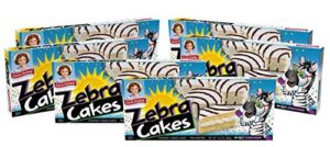 little debbie zebra cakes, 60 twin-wrapped cakes (6 boxes)