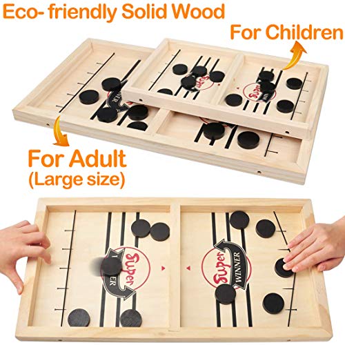 Fast Sling Puck Game,Sling Puck Game, Sling Board Games Toy,Paced Winner Board Games Toys for Kids & Adults