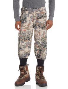 sitka kelvin lite down 3/4 camo insulated warm packable hunting pants, optifade open country, x-large