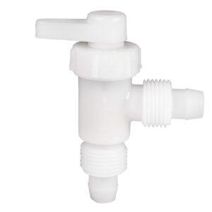 RecPro RV Plumbing Hardware | 06884 | 1/2" Compression Type 2-Way Elbow Stop Valve | 90-Degree Shutoff Fitting | Pex Pipe/Tubing Fittings (2 Fittings)