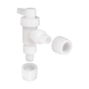 RecPro RV Plumbing Hardware | 06884 | 1/2" Compression Type 2-Way Elbow Stop Valve | 90-Degree Shutoff Fitting | Pex Pipe/Tubing Fittings (2 Fittings)