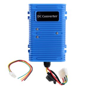 roykaw golf cart voltage reducer regulator converter 36/48v to 12v compatible with e-z-go club car yamaha (30a/350w)