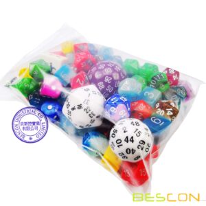 Bescon Big Better Rejects Dice Pack 100+, Second Dice Set 100pcs