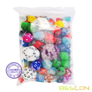 Bescon Big Better Rejects Dice Pack 100+, Second Dice Set 100pcs