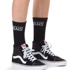 Vans | Classic Crew Socks, 3 Pair Pack (Assorted - Black, Grey, White, 9.5-13)