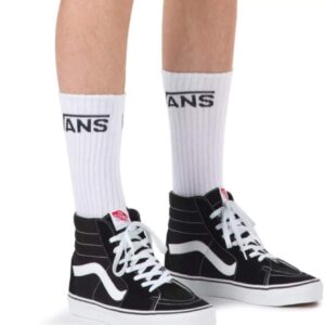 Vans | Classic Crew Socks, 3 Pair Pack (Assorted - Black, Grey, White, 9.5-13)