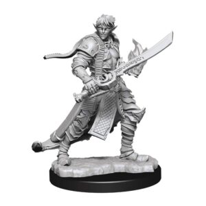 WizKids Pathfinder Deep Cuts Unpainted Miniatures: Wave 11: Male Elf Magus