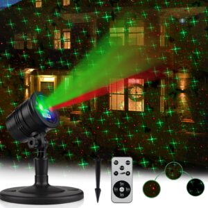 outdoor laser light, christmas projector lights, laser star light with remote control, indoor outdoor holiday decoration, christmas gift, wedding | home | party |garden | wall decoration