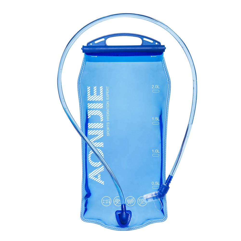 AONIJIE Leakproof Water Reservoirs for Backpacks/Running Vest Pack - 1L / 2L / 3L Hydration Bladder (2 Liter)