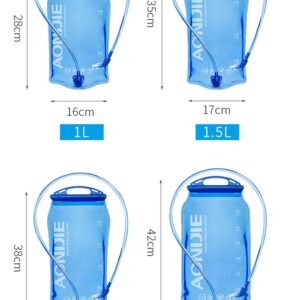 AONIJIE Leakproof Water Reservoirs for Backpacks/Running Vest Pack - 1L / 2L / 3L Hydration Bladder (2 Liter)