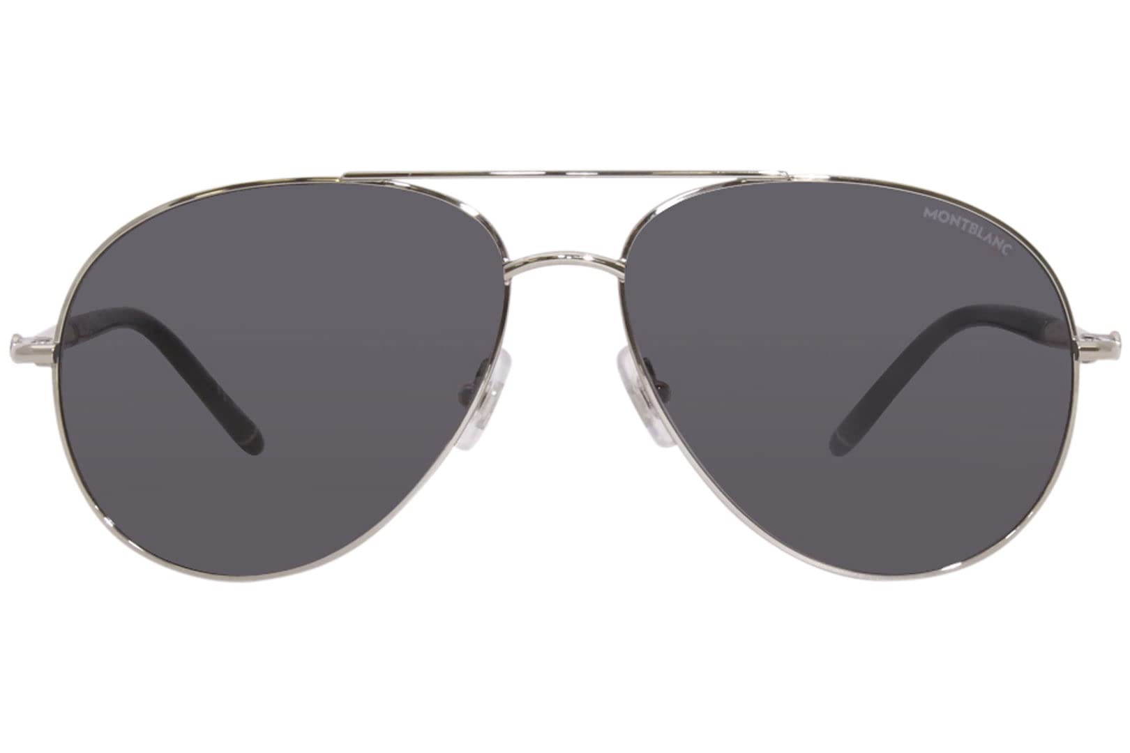 Sunglasses Montblanc MB 0068 S- 003 Silver/Grey