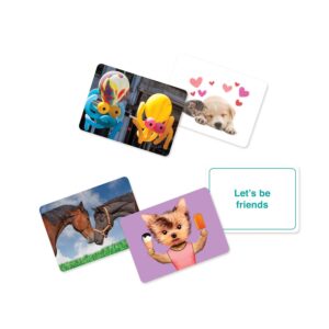 MindWare PicWits! Silly & Sweet Quick Wit Card Game - Quick 30-Minute Game Play - Ages 5 and Up