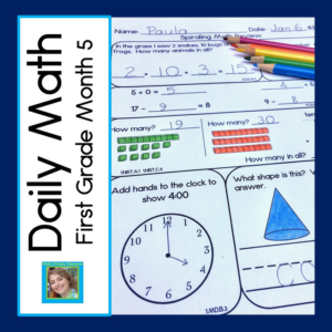 daily math first grade month 5