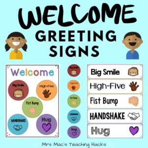 welcome greeting signs