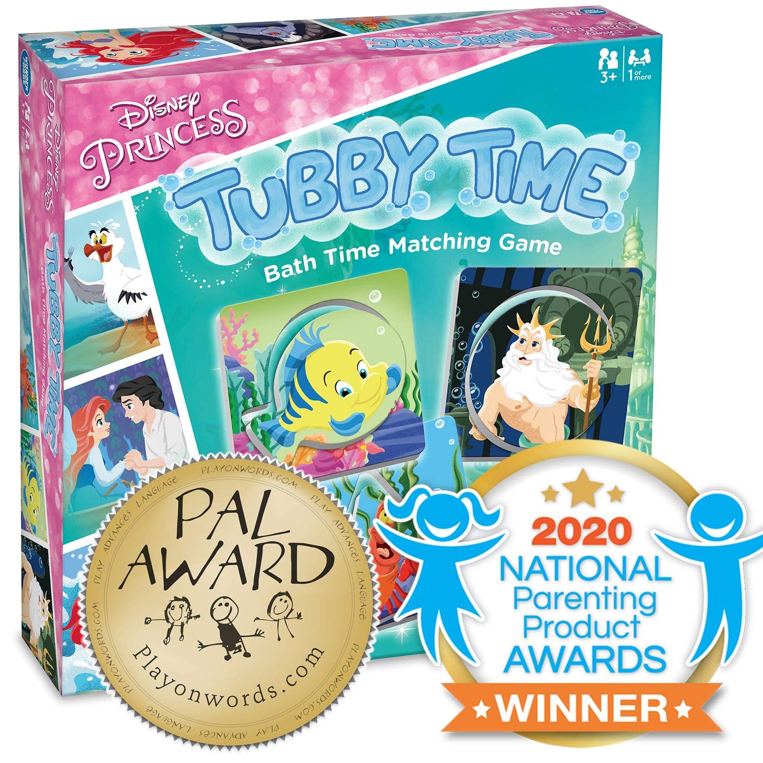 Disney Princess Tubby Time: Bath Time Matching Game - for Girls & Boys Age 3 to 5-2020 National Parenting Product Award and PAL Award Winner