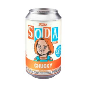 funko vinyl soda, chucky, chucky, bloody, 1/6 odds for rare chase variant, collectable vinyl figure, gift idea, official merchandise, toys for kids & adults, movies fans