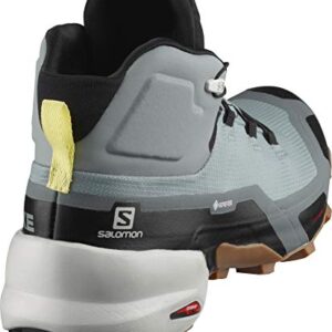 Salomon Cross MID Gore-TEX Hiking Boots for Women, Lead/Stormy Weather/Charlock, 9.5