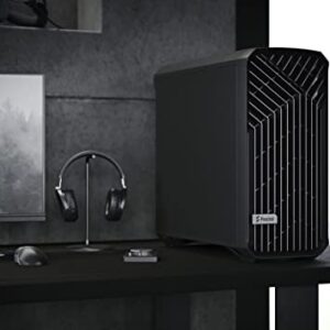 Fractal Design Torrent Gray - Ligth Tint Tempered Glass Side Panel - Open Grille for Maximum air Intake - Two 180mm PWM and Three 140mm Fans Included - Type C - ATX Airflow Mid Tower PC Gaming Case