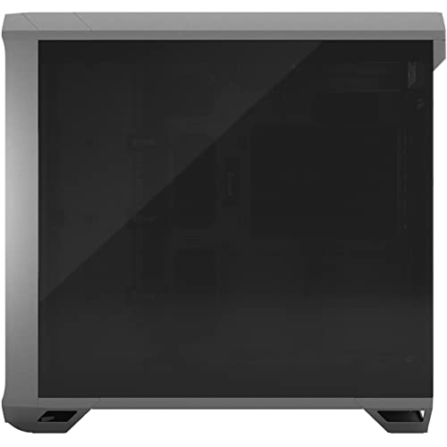 Fractal Design Torrent Gray - Ligth Tint Tempered Glass Side Panel - Open Grille for Maximum air Intake - Two 180mm PWM and Three 140mm Fans Included - Type C - ATX Airflow Mid Tower PC Gaming Case