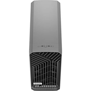 Fractal Design Torrent Gray - Ligth Tint Tempered Glass Side Panel - Open Grille for Maximum air Intake - Two 180mm PWM and Three 140mm Fans Included - Type C - ATX Airflow Mid Tower PC Gaming Case