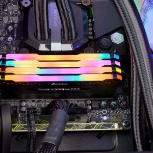 Corsair Vengeance RGB Pro 64GB (4x16GB) DDR4 3200 (PC4-25600) C16 Desktop Memory – Black