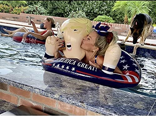 Pool Float Donald Trump Keep America Great - Patriot American infloateble for Adult