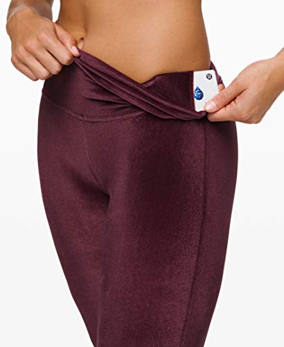 Lululemon Wunder Lounge High-Rise Tight 28" Velvet (Garnet, 12)