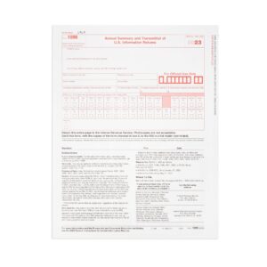 Blue Summit Supplies 1099 NEC Tax Forms 2023, 50 5 Part Tax Forms Kit, Compatible with QuickBooks and Accounting Software, 50 Pack