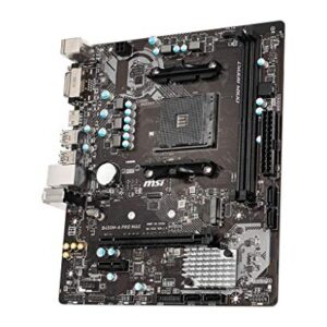 MSI B450M-A PRO MAX ProSeries Motherboard (ATX, 2ND and 3rd Gen, AM4, M.2, USB 3, DDR4, DVI HDMI, Crossfire)