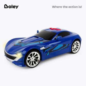 Boley Lift-Off Racer - 1 Pack Blue Race Car Toy for Boys and Girls - Kids and Toddler Racing Car Toy