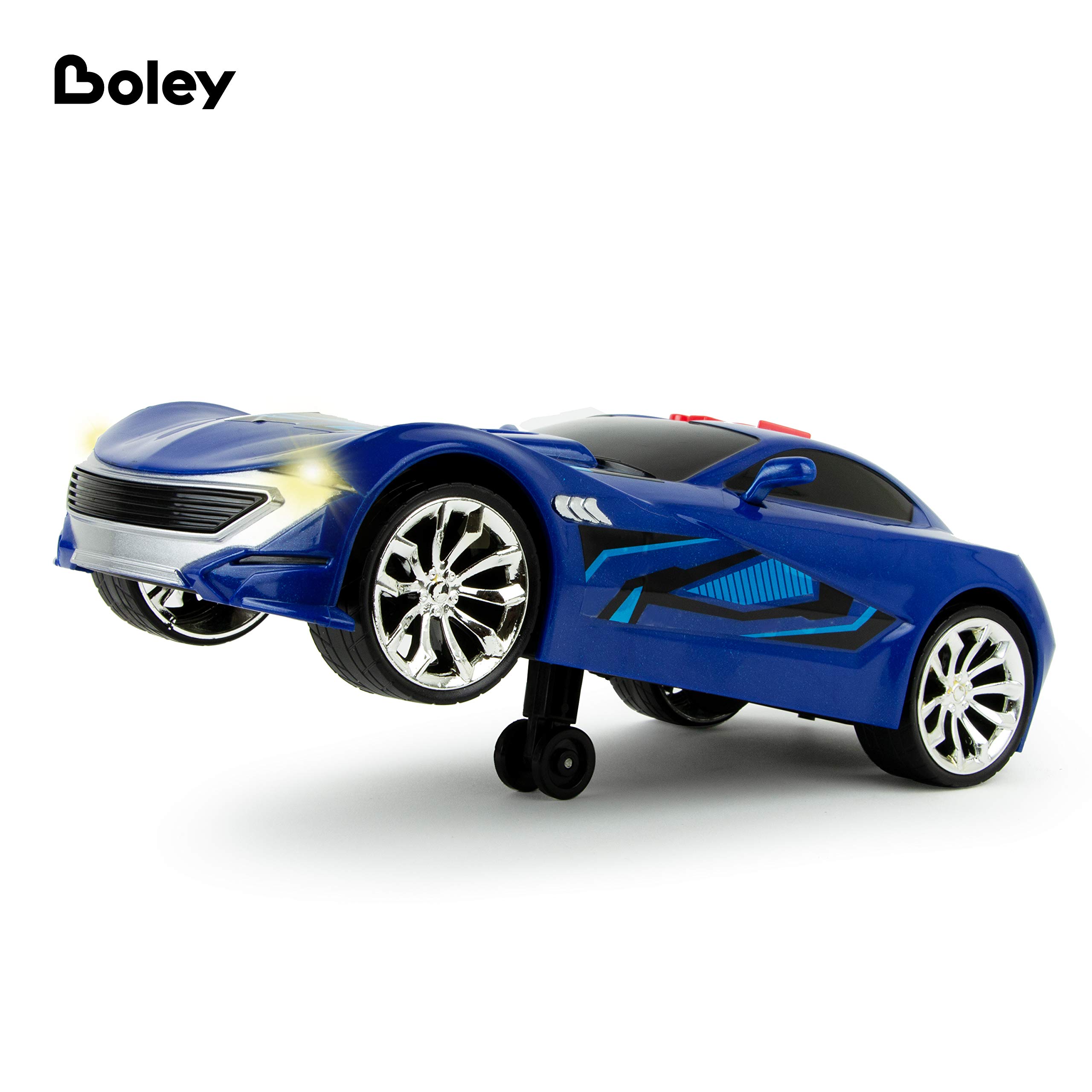 Boley Lift-Off Racer - 1 Pack Blue Race Car Toy for Boys and Girls - Kids and Toddler Racing Car Toy