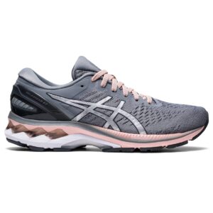 ASICS Women's Gel-Kayano 27 Running Shoes, 10, Sheet Rock/Pure Silver