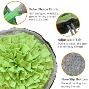 SCHITEC Snuffle Mat for Dogs, [Upgraded] Pet Slow Feeding Pad, Nosework Sniffing Bowl for Puppies Cats Small Dogs