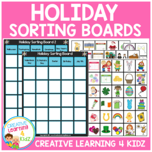 holiday sorting boards