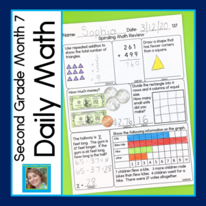 daily math second grade month 7