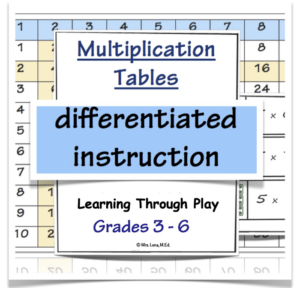 multiplication game - time tables - gamify learning